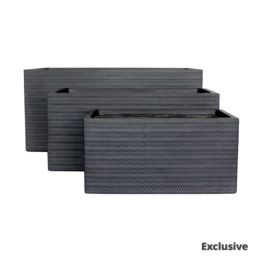 Bamboo Trough Pot - Java - S