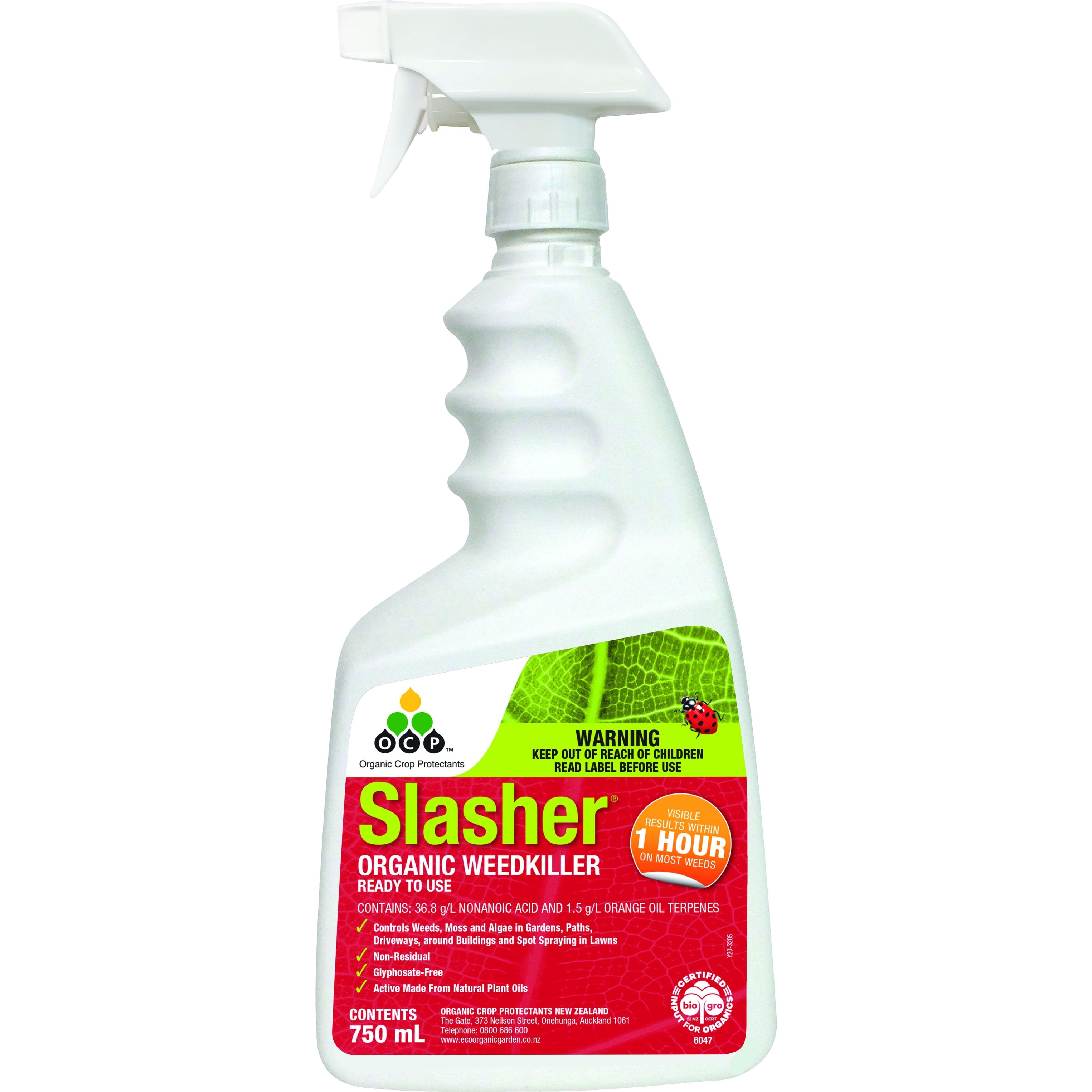 OCP Ready To Use Slasher Eco-Organic Weedkiller - 750ML
